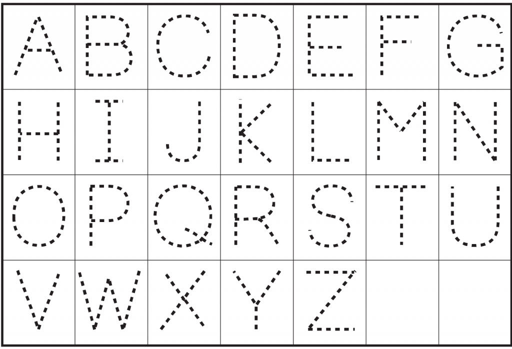 Capital Letter Trace Pages Learning Printable Capital Letter Trace Pages Learning Printable