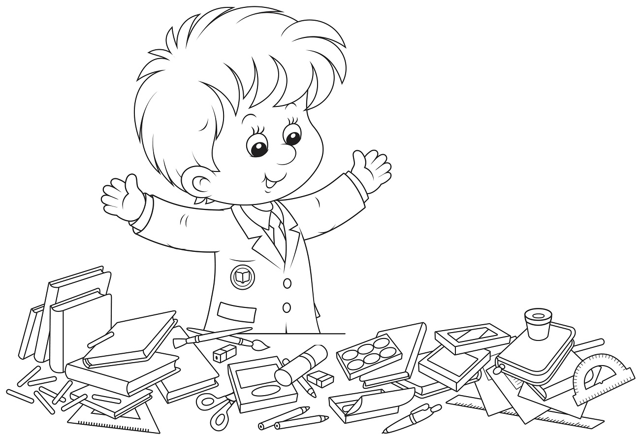 Elementary School Coloring Pages Activity Learning Printable