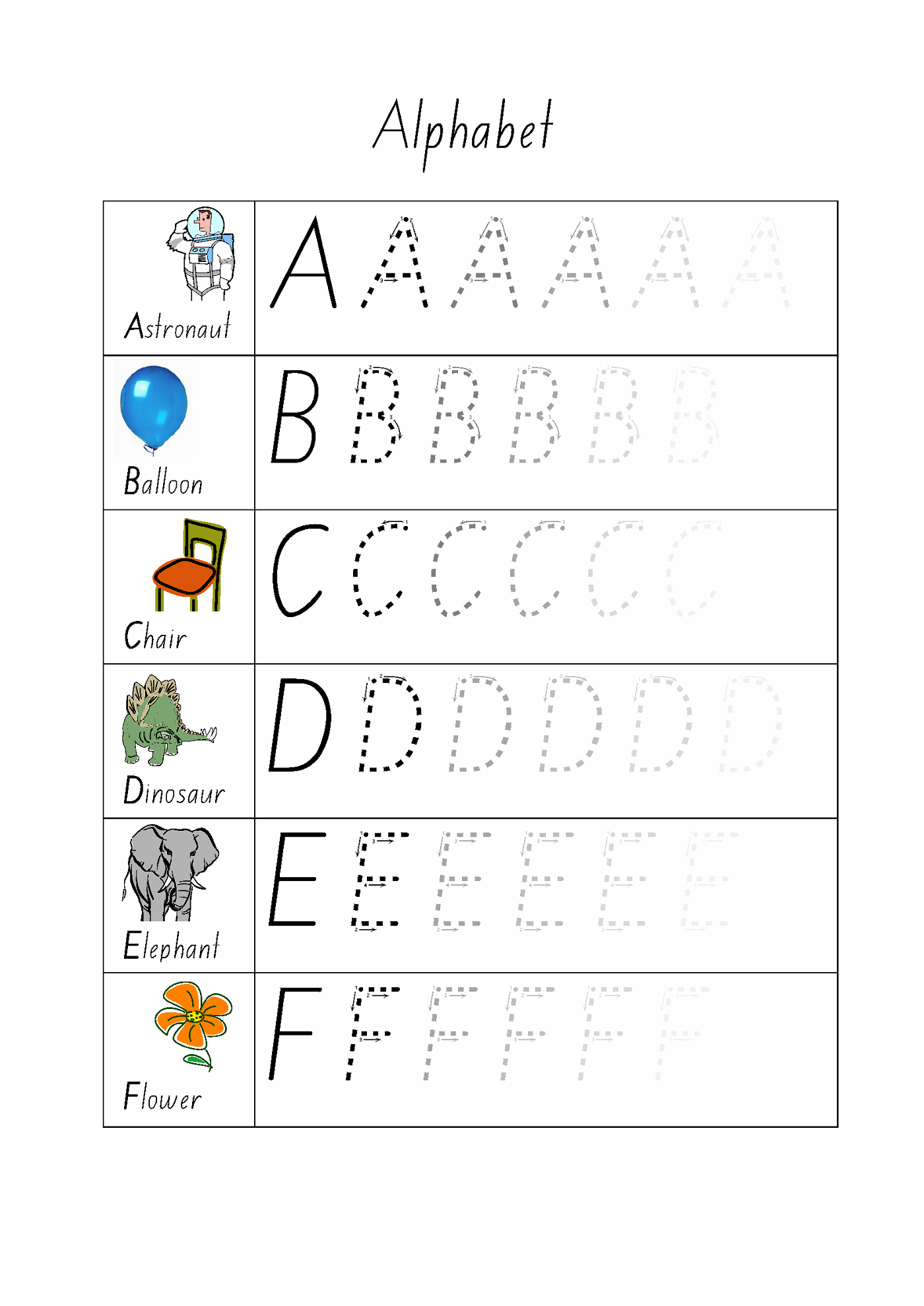 Capital Letter Trace Pages | Learning Printable