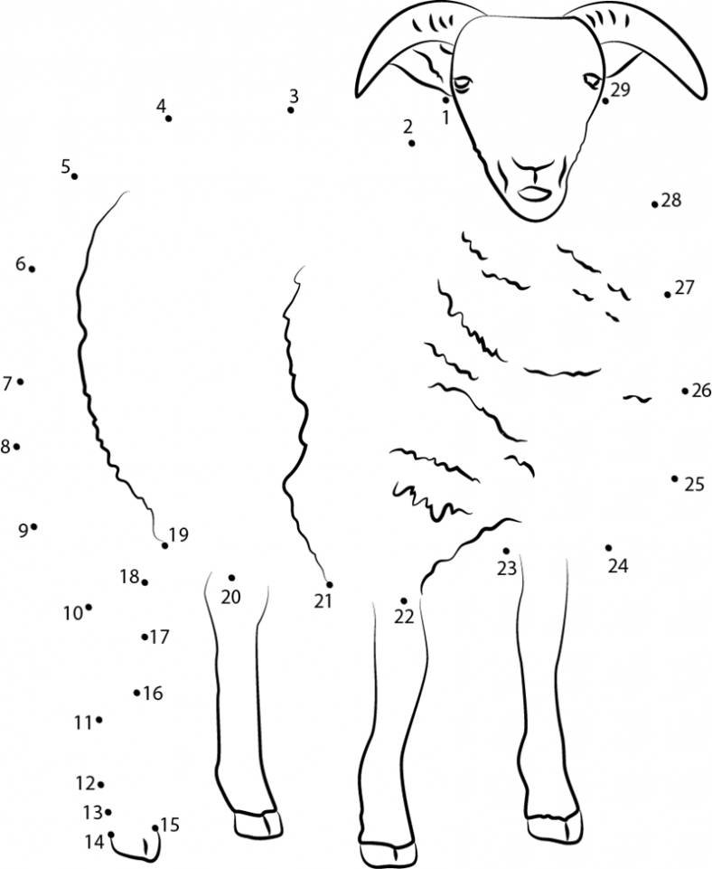 Connect the Dots Animal Worksheets | Learning Printable