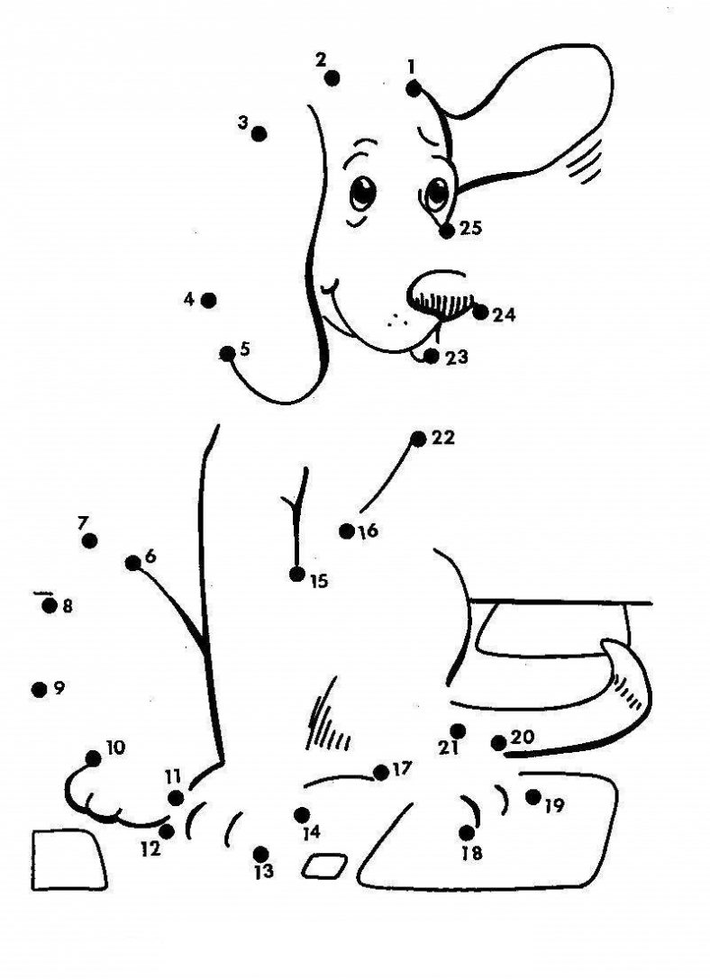 Connect the Dot Printables Pictures | Learning Printable