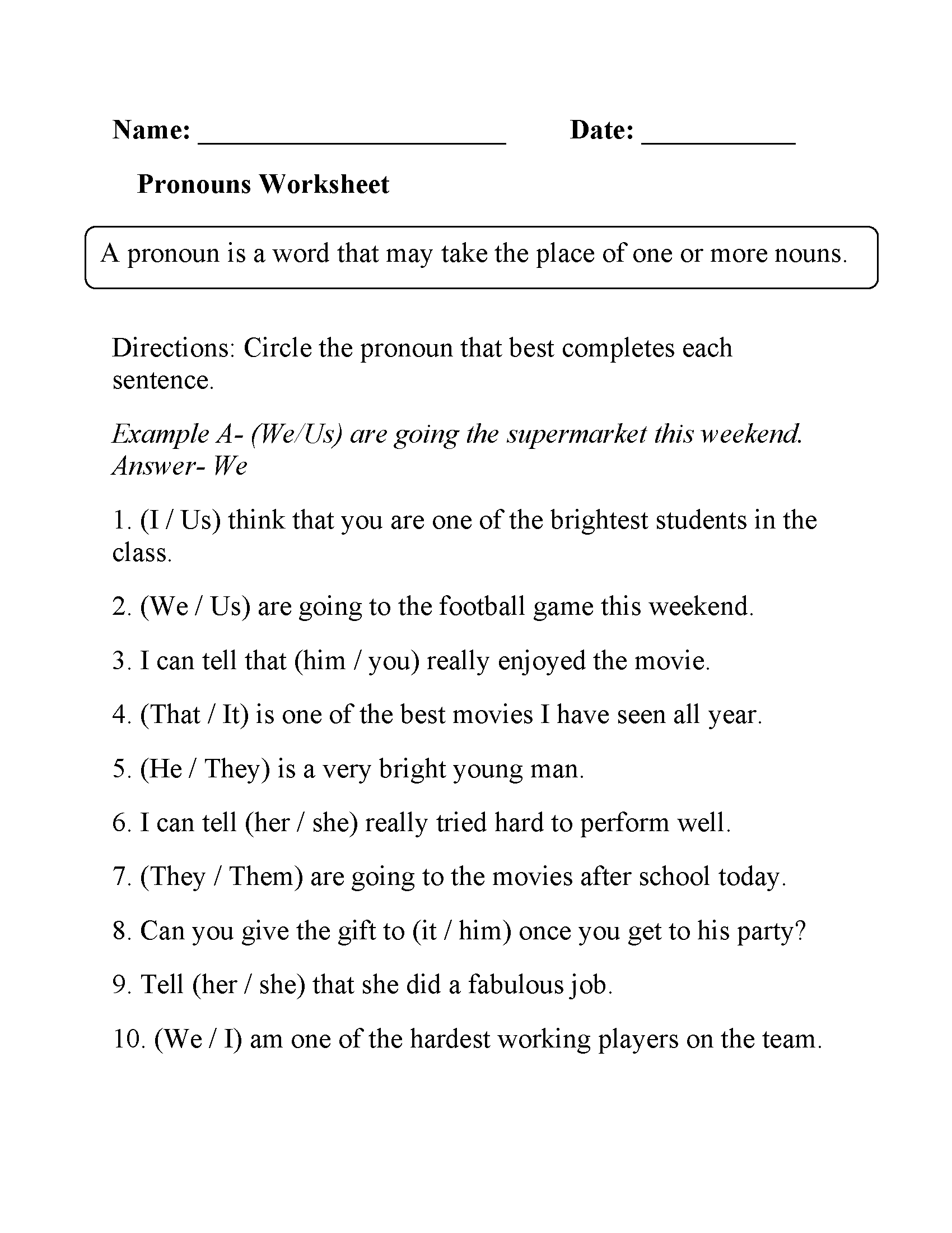English Printable Worksheets 3rd Grade Learning Printable