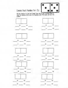 Fact Family Worksheets Free Printable | Learning Printable