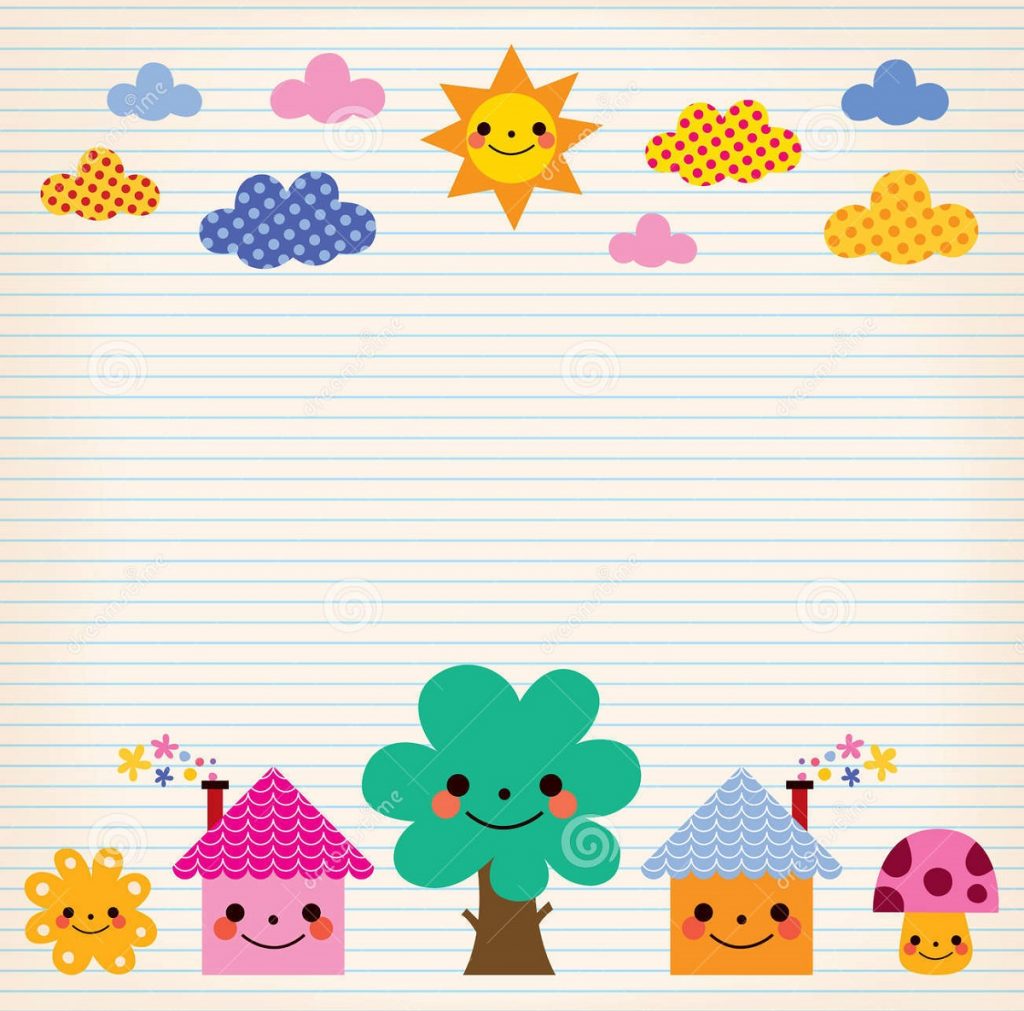 Blank and Lined Paper Template Kids | Learning Printable