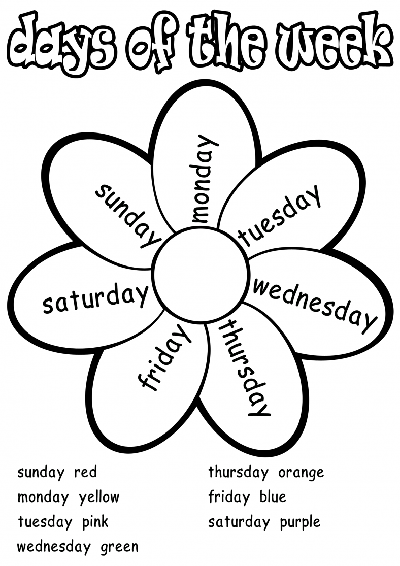 Practice Days of the Week Worksheets | Learning Printable