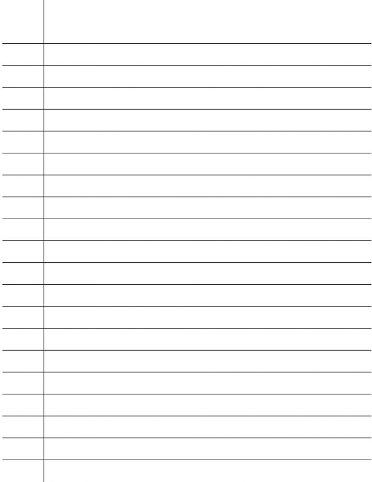 Printable Notebook Papers Free | Learning Printable