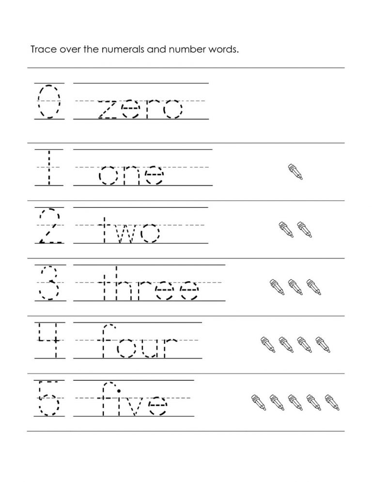 Learning Numbers Worksheets Printable | Learning Printable