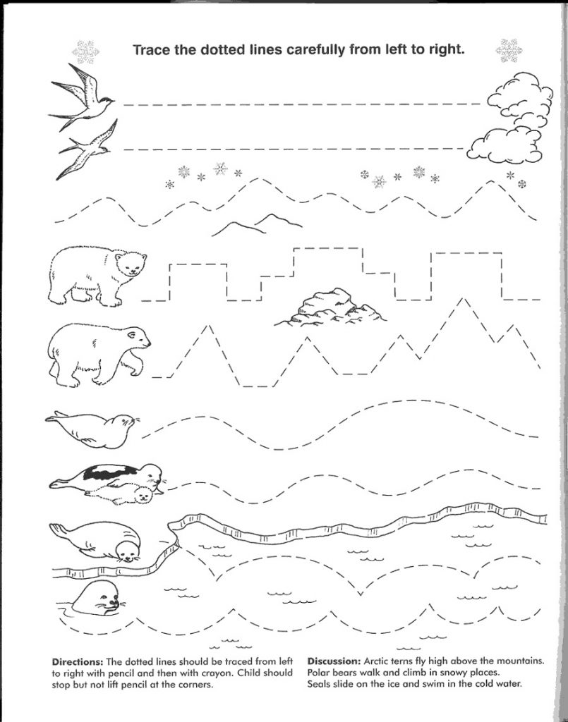 Printable Line Worksheet for Kindergarten | Learning Printable