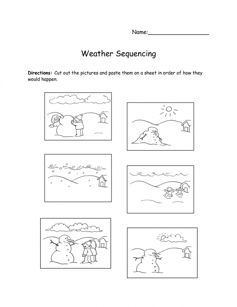 Story Worksheets for Kindergarten | Learning Printable