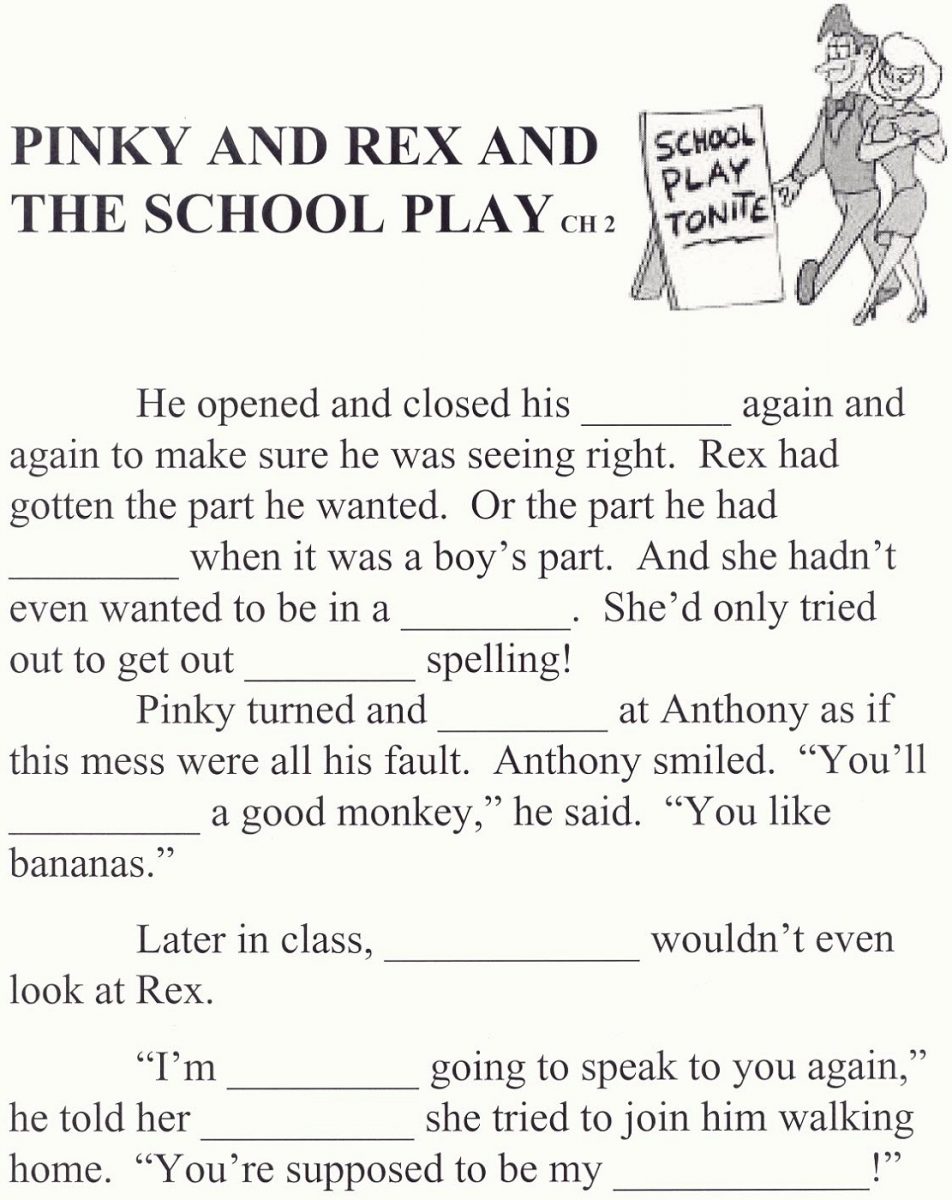 Pinky and Rex and the Play School Worksheets | Learning Printable