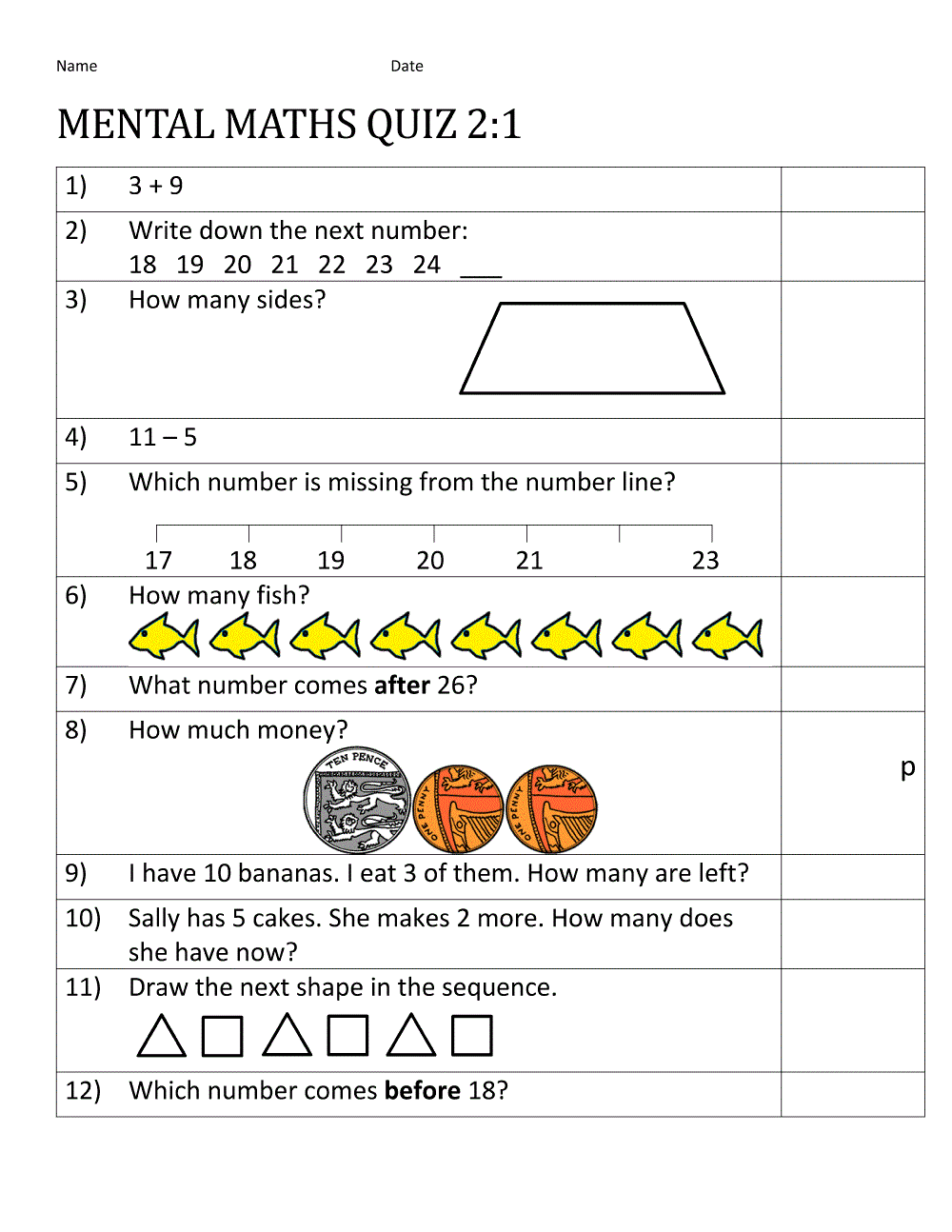 Numeracy Worksheets Learning Printable Numeracy Worksheets Learning Printable
