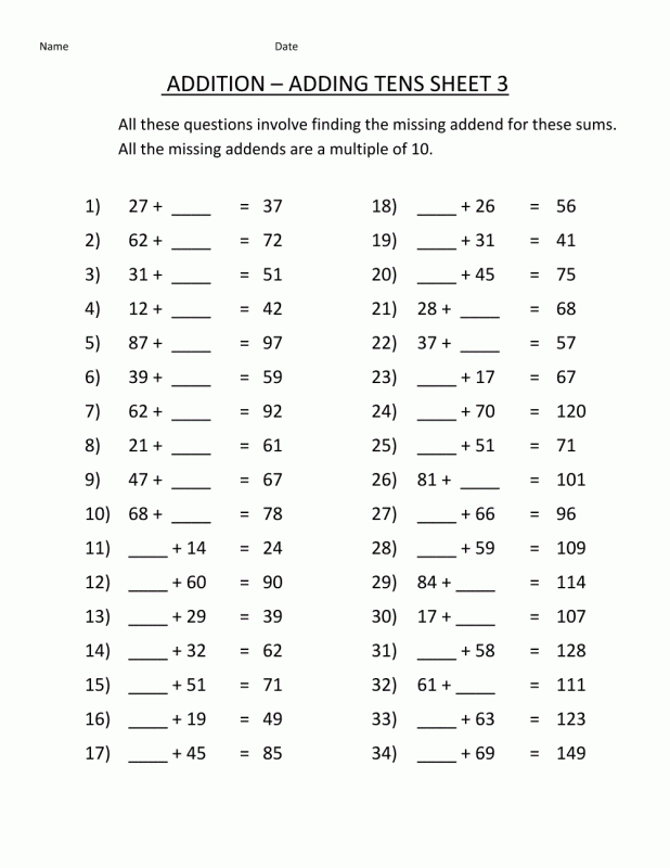 Free Worksheets for Grade 3 | Learning Printable