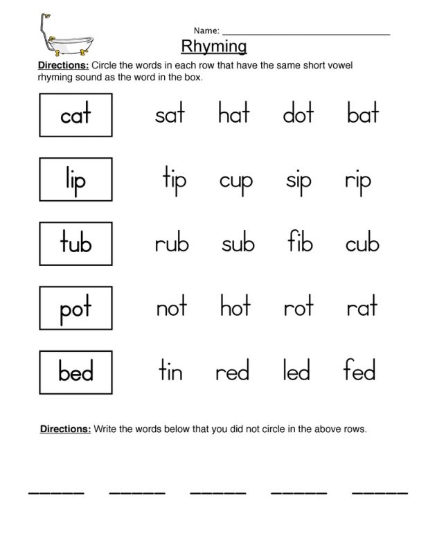Worksheets for Grade 1 | Learning Printable