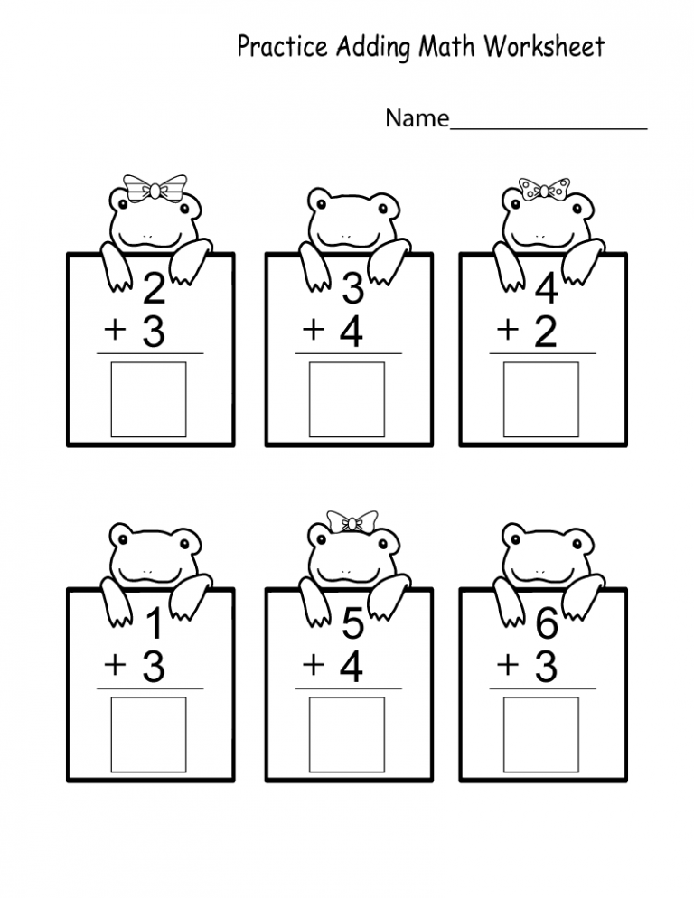 Math Exercises for Kids | Learning Printable