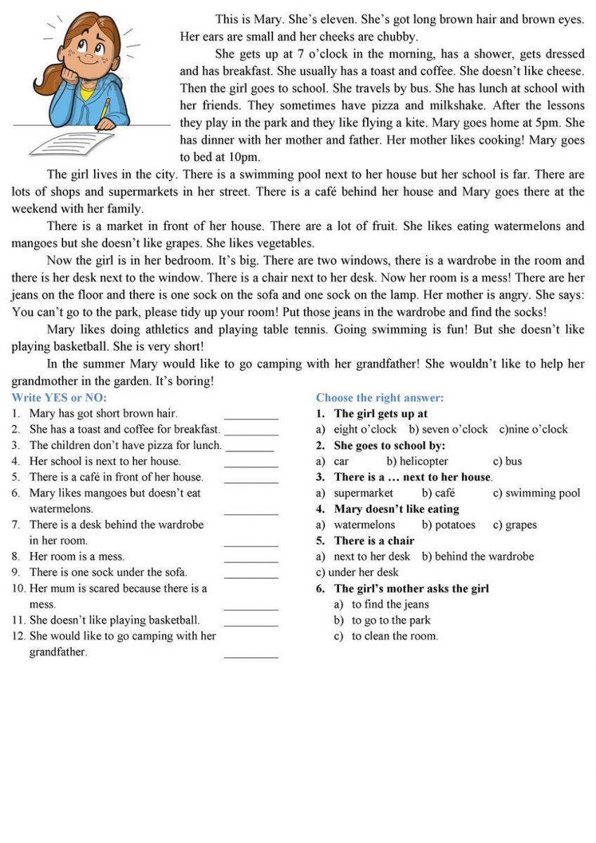 Printable Exercises for Kids | Learning Printable