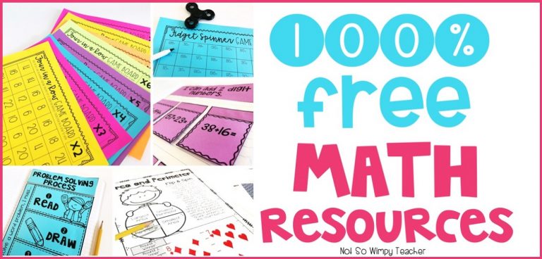 Printable Free Math Resources for Kids | Learning Printable