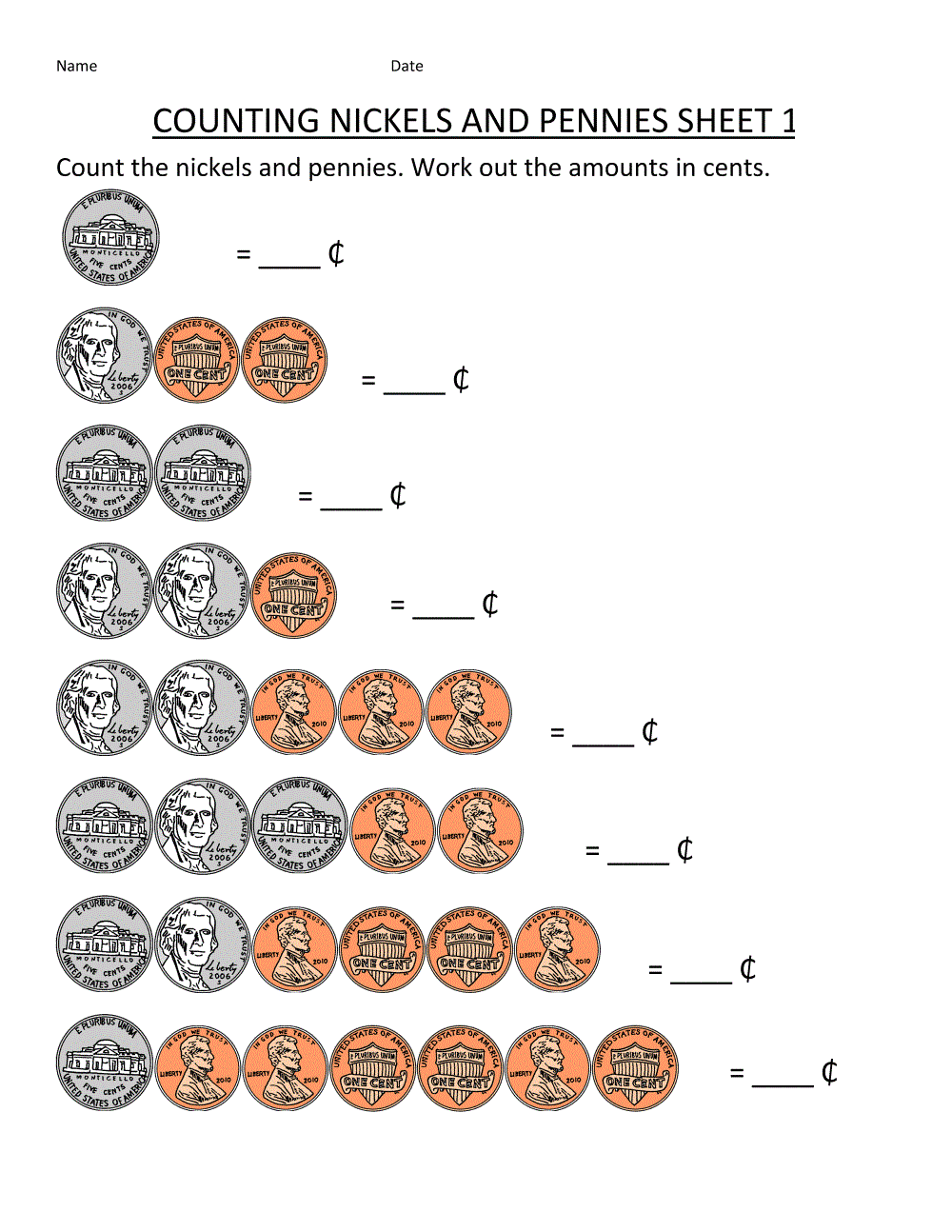 Money Math Worksheets Learning Printable Money Math Worksheets Learning Printable