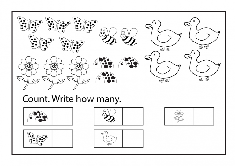 New Printable Worksheets for 6 Years Old | Learning Printable