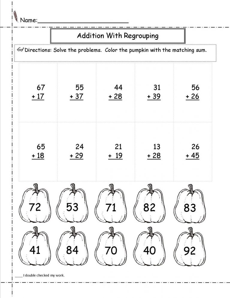 Addition and Multiplication 2 Digit Math Worksheets | Learning ...