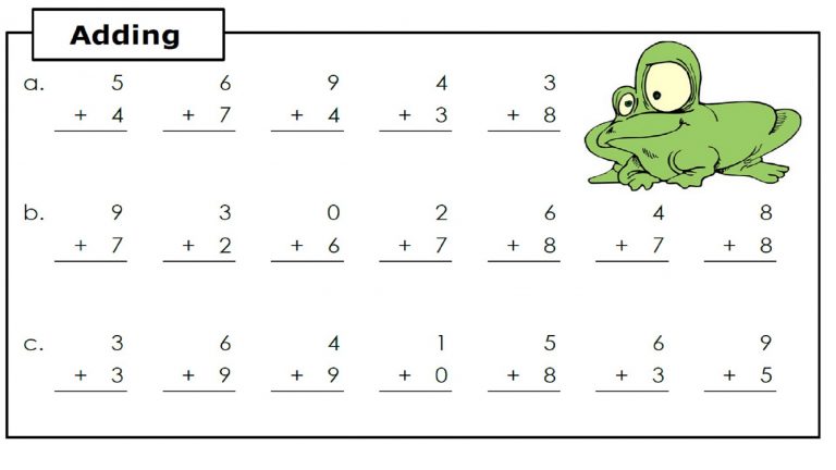 Free Easy Math Worksheets for Kindergarten and Elementary | Learning ...