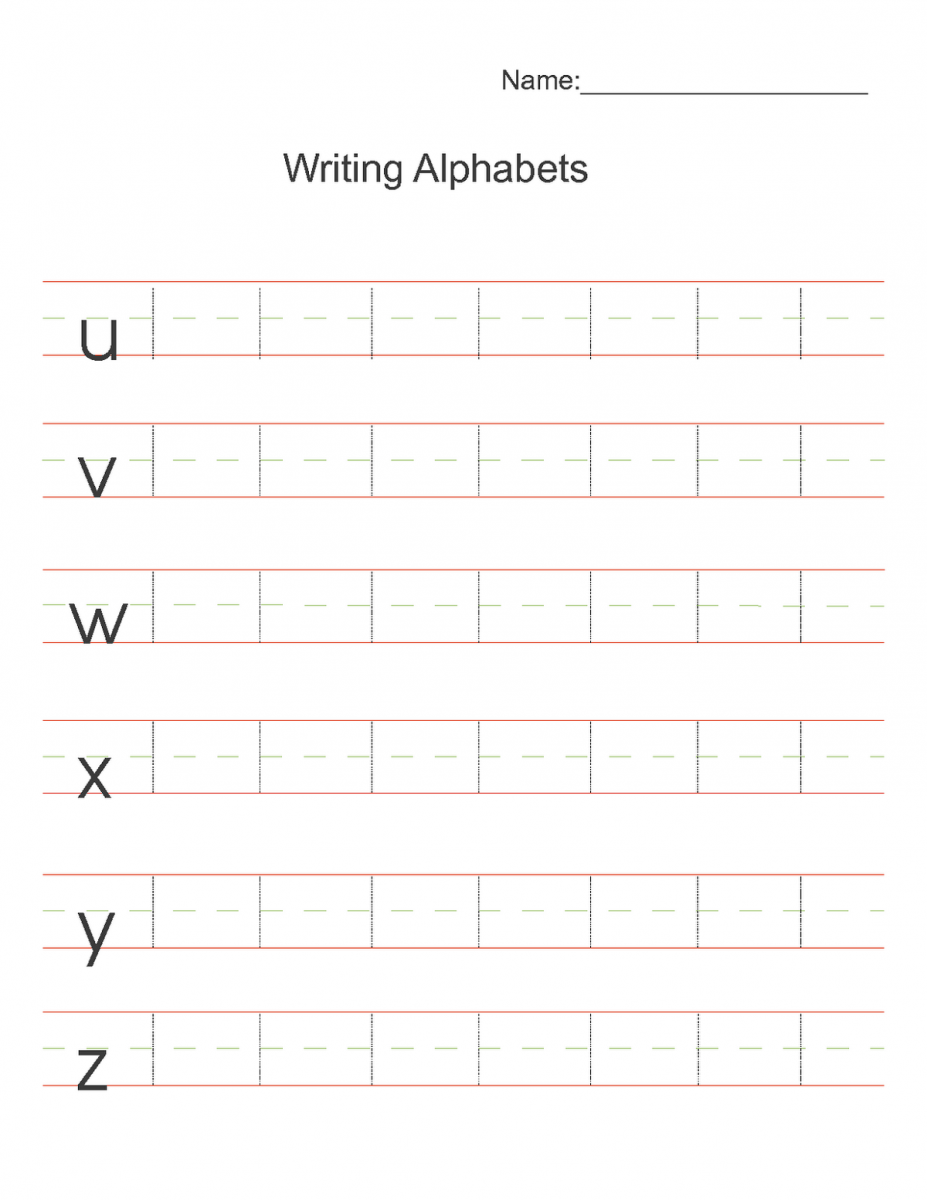 Practice Lowercase Alphabet Worksheets | Learning Printable Practice ...
