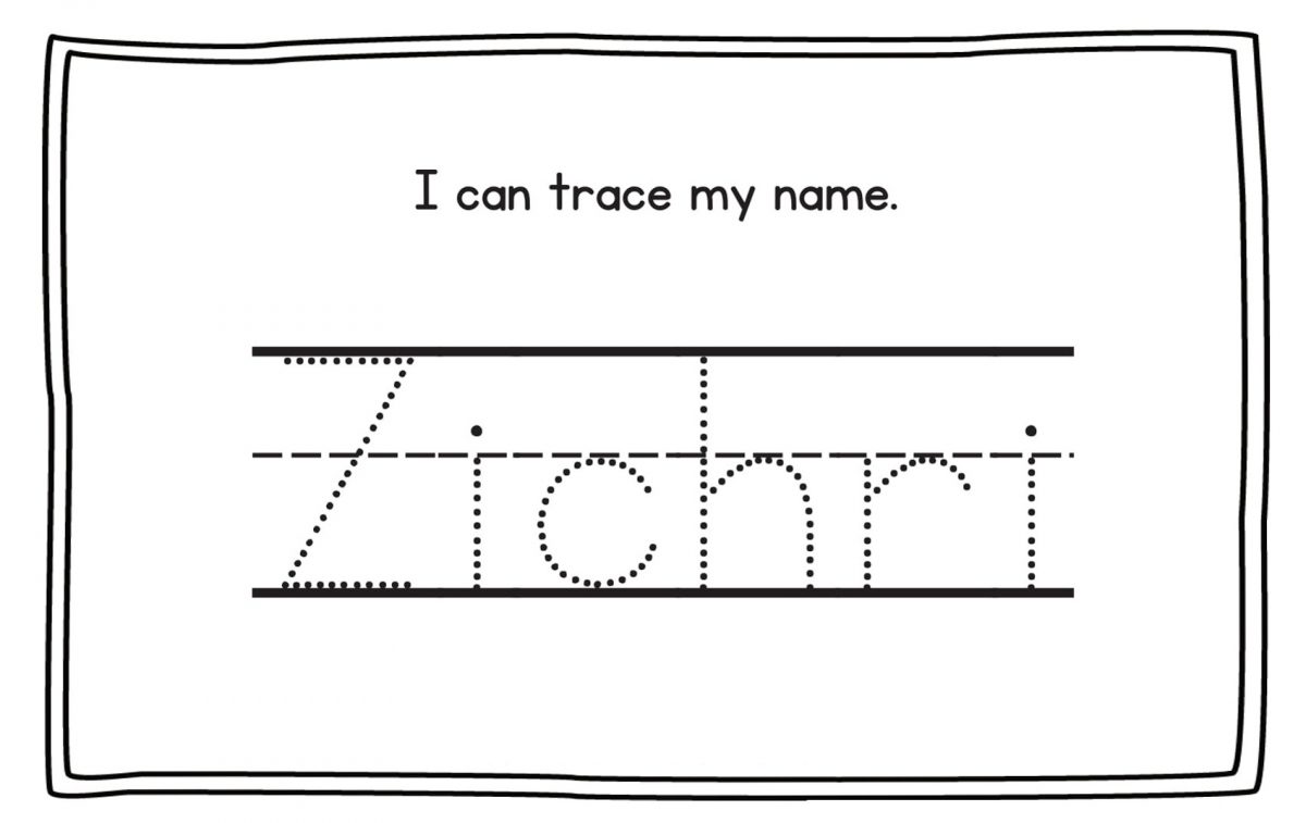 Easy Traceable Name Sheets for Kids | Learning Printable Easy Traceable ...