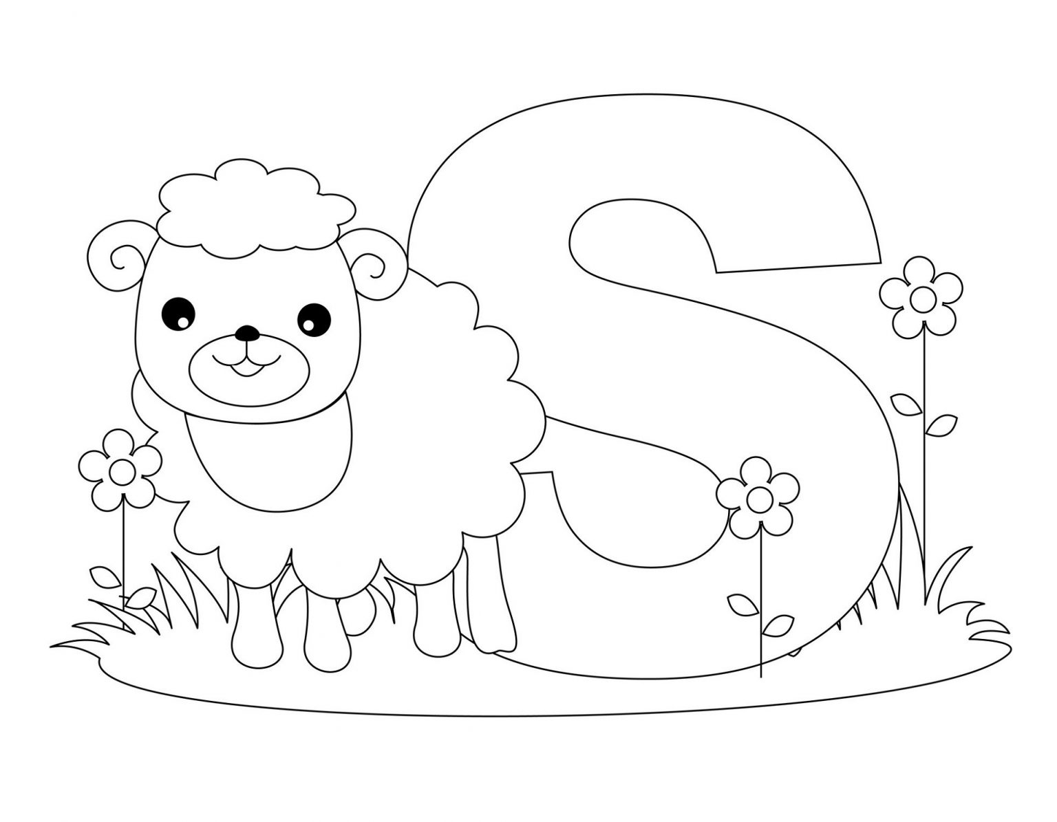Letter S Worksheet Activity for Kindergarten | Learning Printable ...