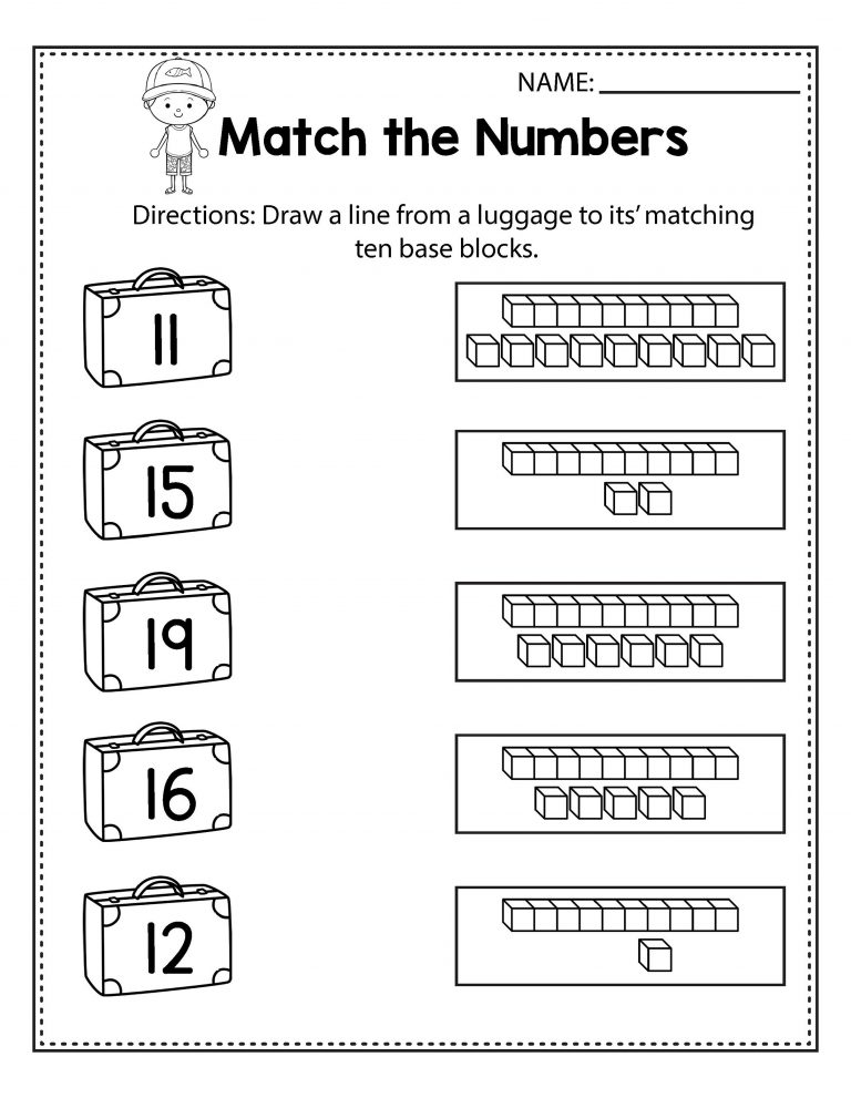 Maths for Preps Free Worksheets | Learning Printable Maths for Preps ...
