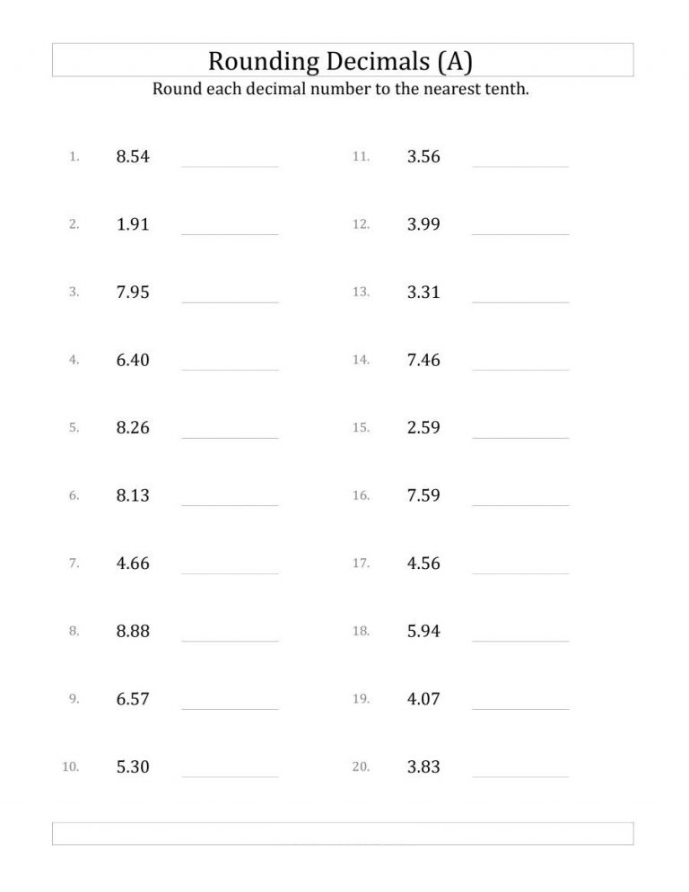 Fun Decimal Worksheets for Practice | Learning Printable Fun Decimal ...