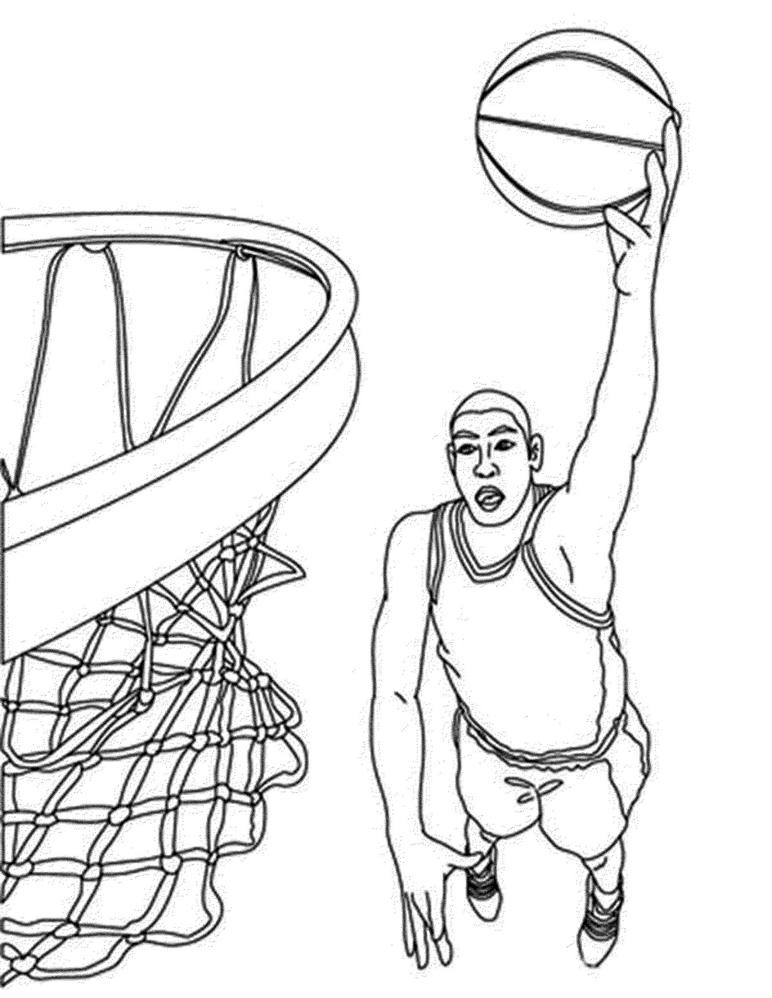 Basketball Coloring Sheets Interesting Basketball Learning Printable