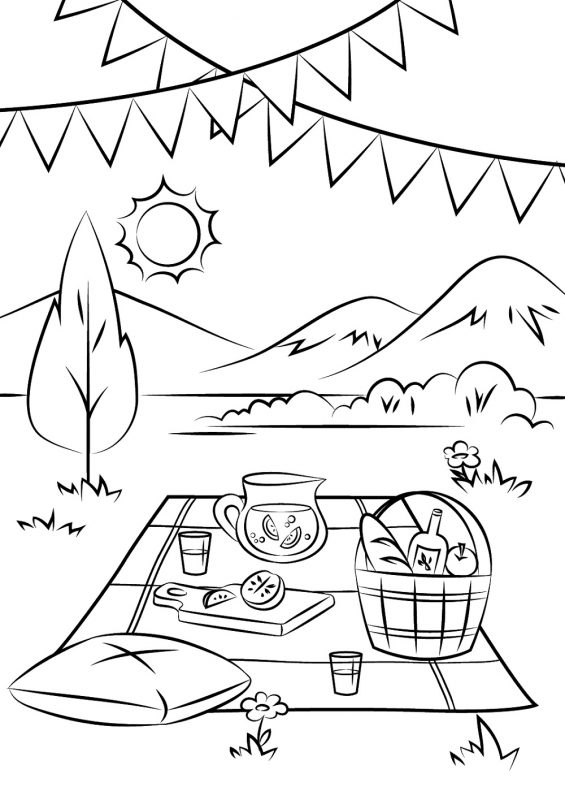 Fun Free Printable Summer Coloring Pages | Learning Printable Fun Free ...
