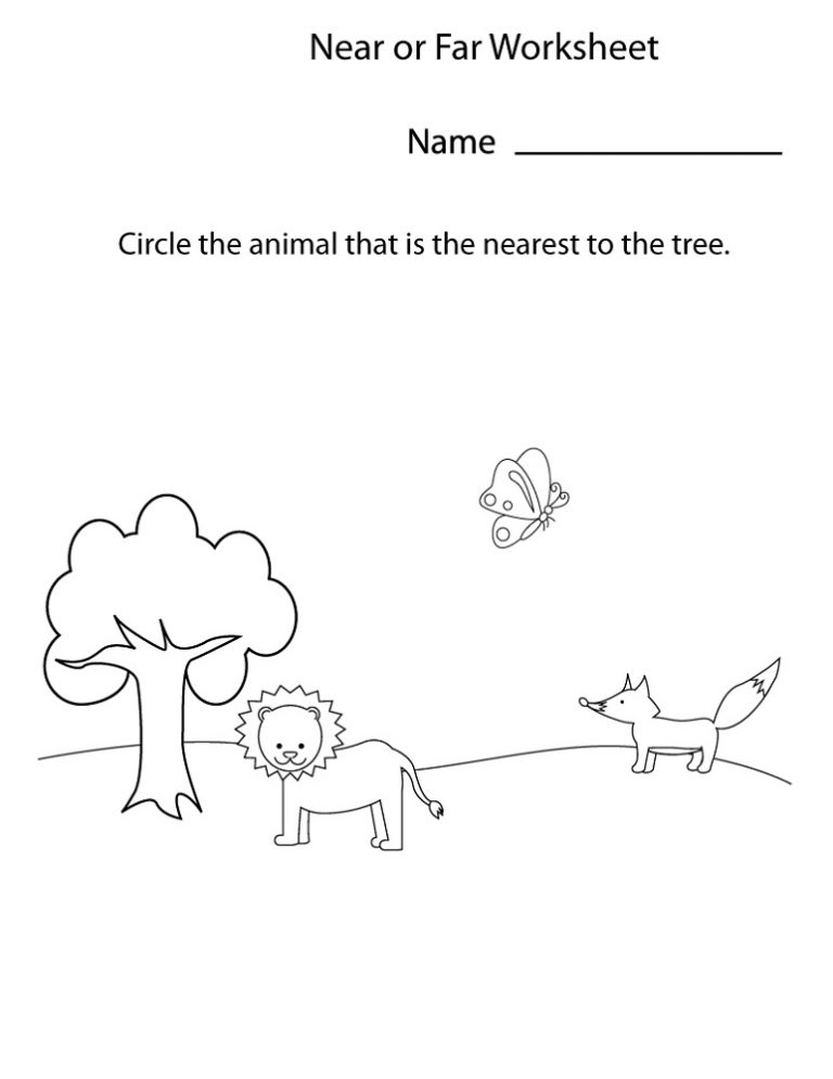 Preschool Work Pages to Print | Learning Printable