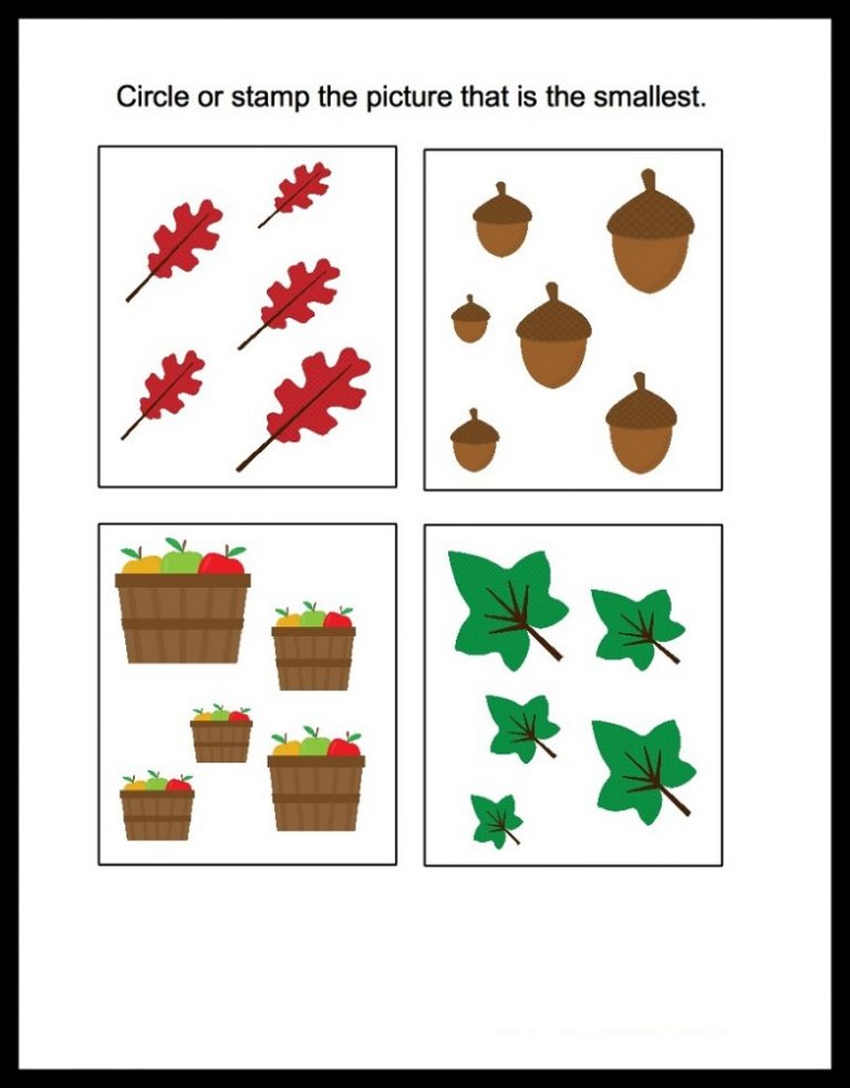 Preschool Work Pages to Print | Learning Printable